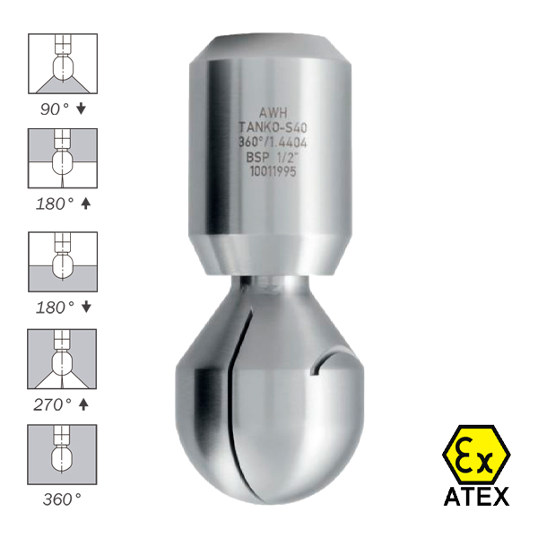 Spray boll estático - Stockval